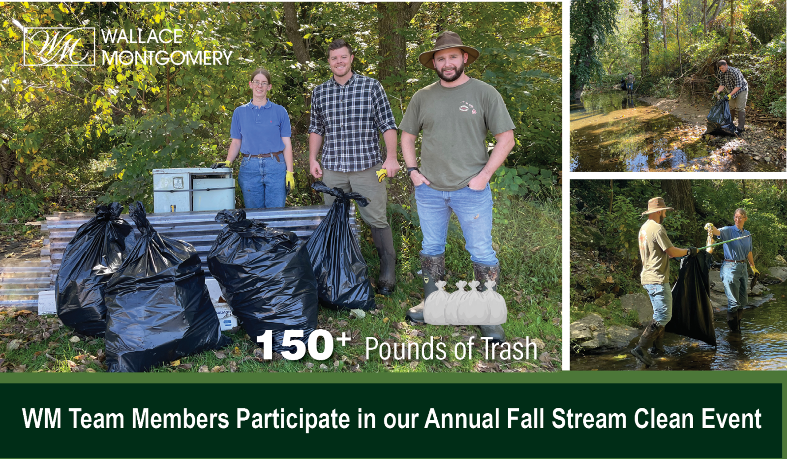 WM's Annual Stream Clean Project - Wallace Montgomery