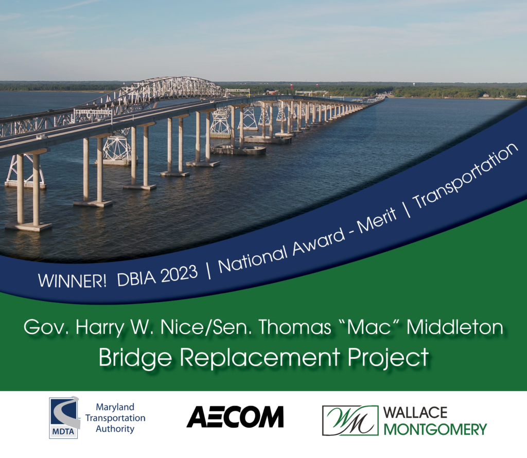 Nice/Middleton Bridge Replacement - DBIA Merit Award - Wallace Montgomery