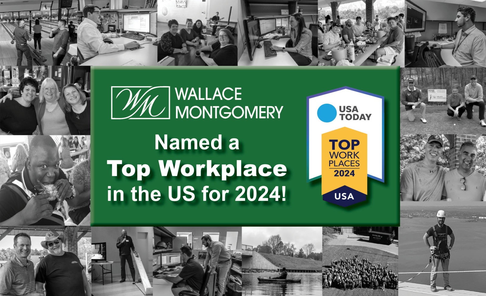 WM Named One of Top Workplaces in USA! - Wallace Montgomery