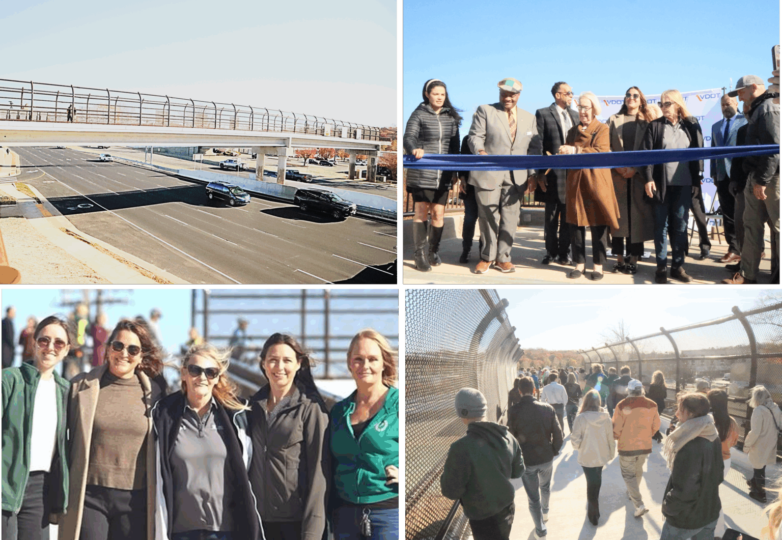 Pedestrian Bridge over US 29 - Open to Public - Wallace Montgomery