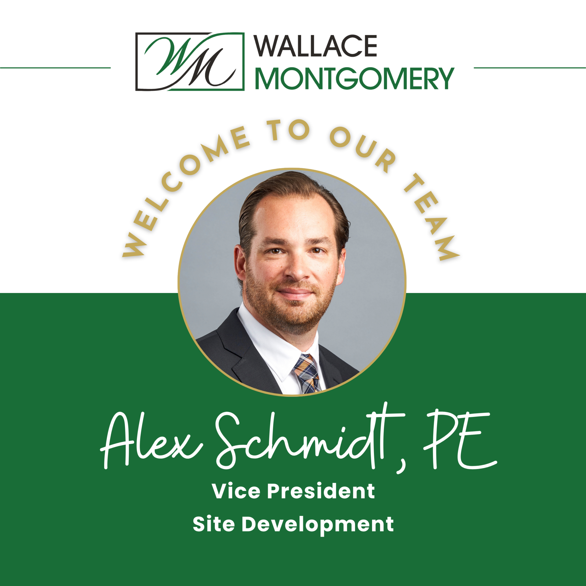 Alex Schmidt Joins WM as Vice President of Site Development! - Wallace ...