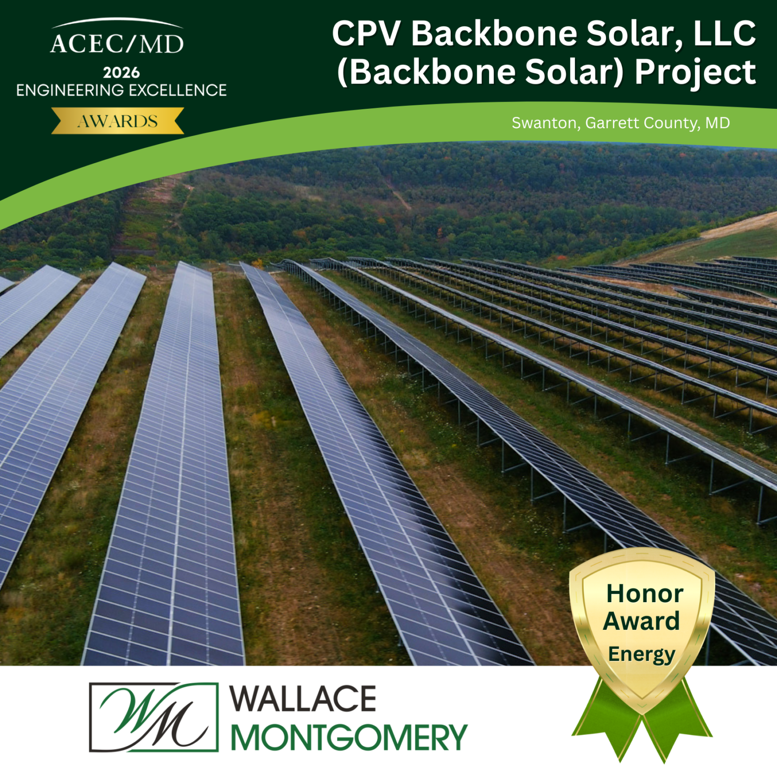 Backbone Solar Project Receives ACEC/MD 2026 Engineering Excellence ...